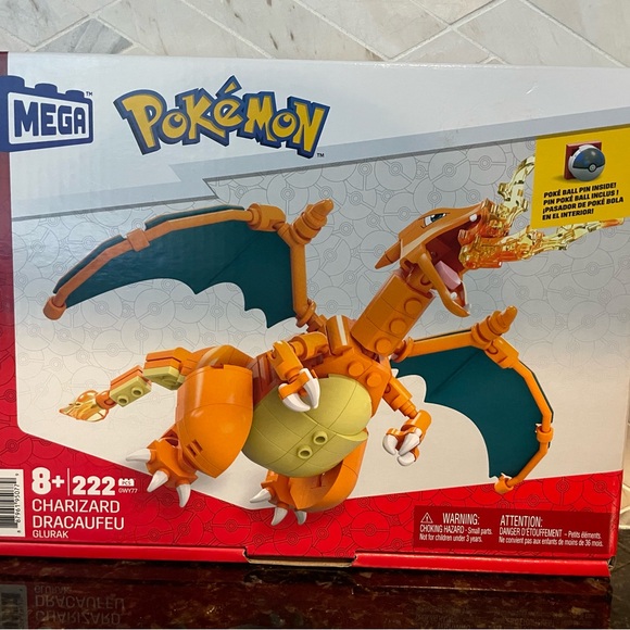 Mega Bloks | Toys | Pokemon Mega Bloks Building Set Charizard 222 ...